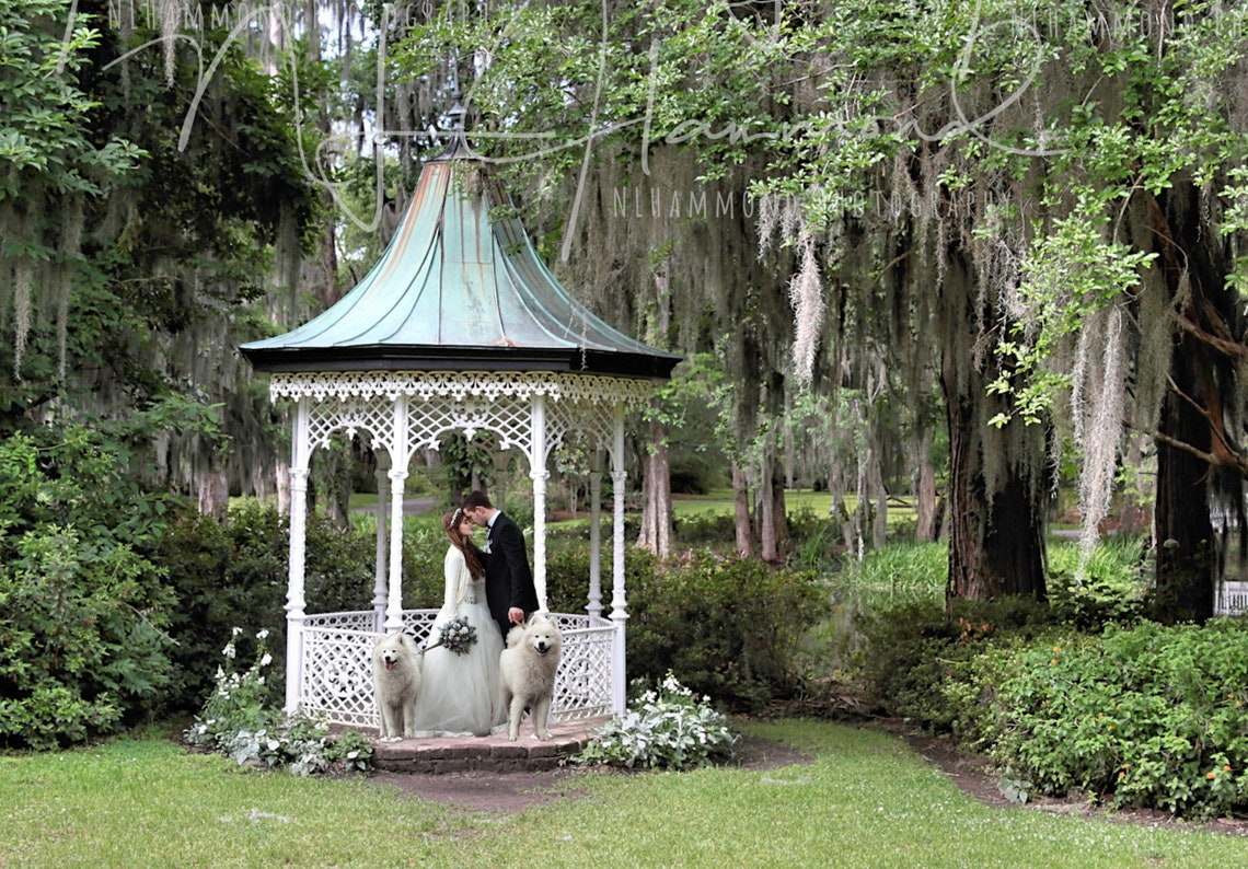 Gazebo Backdrop Summer Digital Background Digital Bride - Etsy