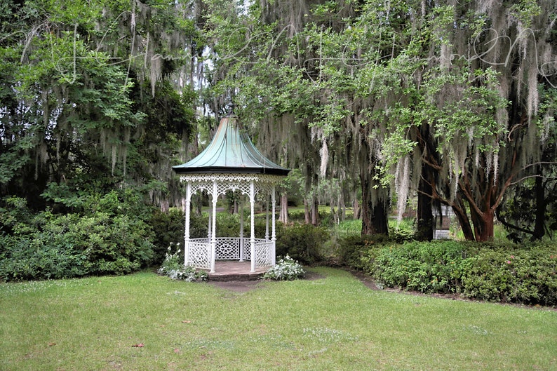 Gazebo Backdrop Summer Digital Background Digital Bride - Etsy