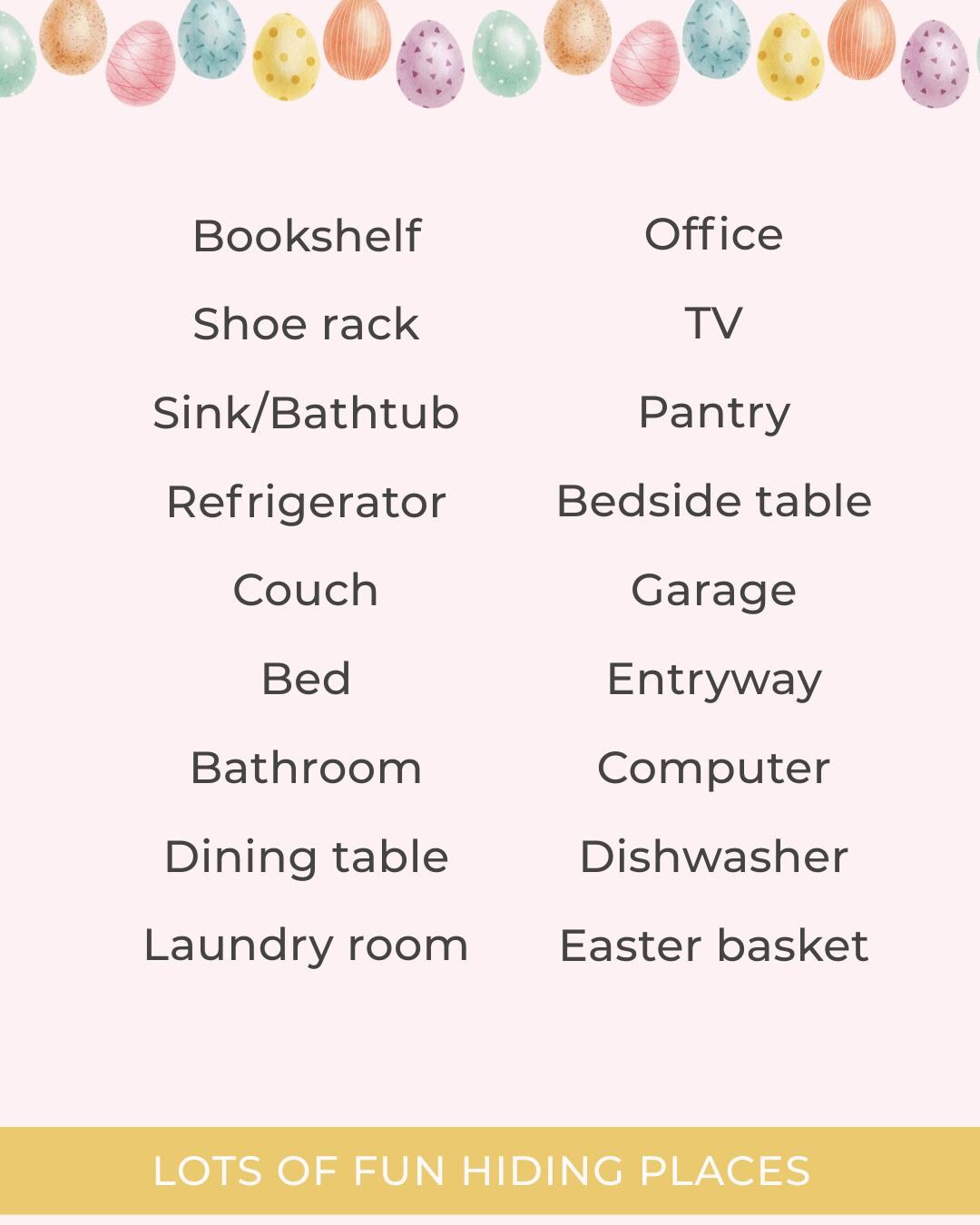 Easter Egg Hunt Rhyming Clues, Indoor Scavenger Hunt (PDF Download ...