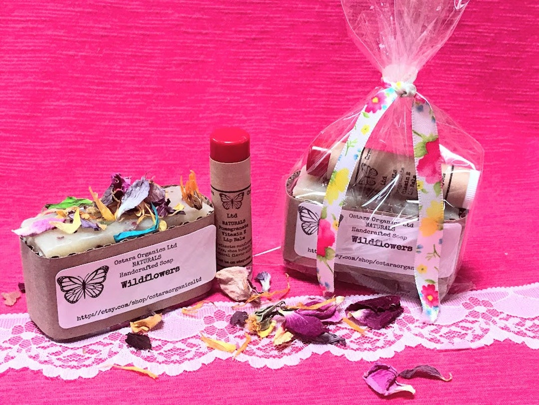 Wildflower Spa Set, Wildflowers, Stocking Stuffer, Spa Gift Set ...