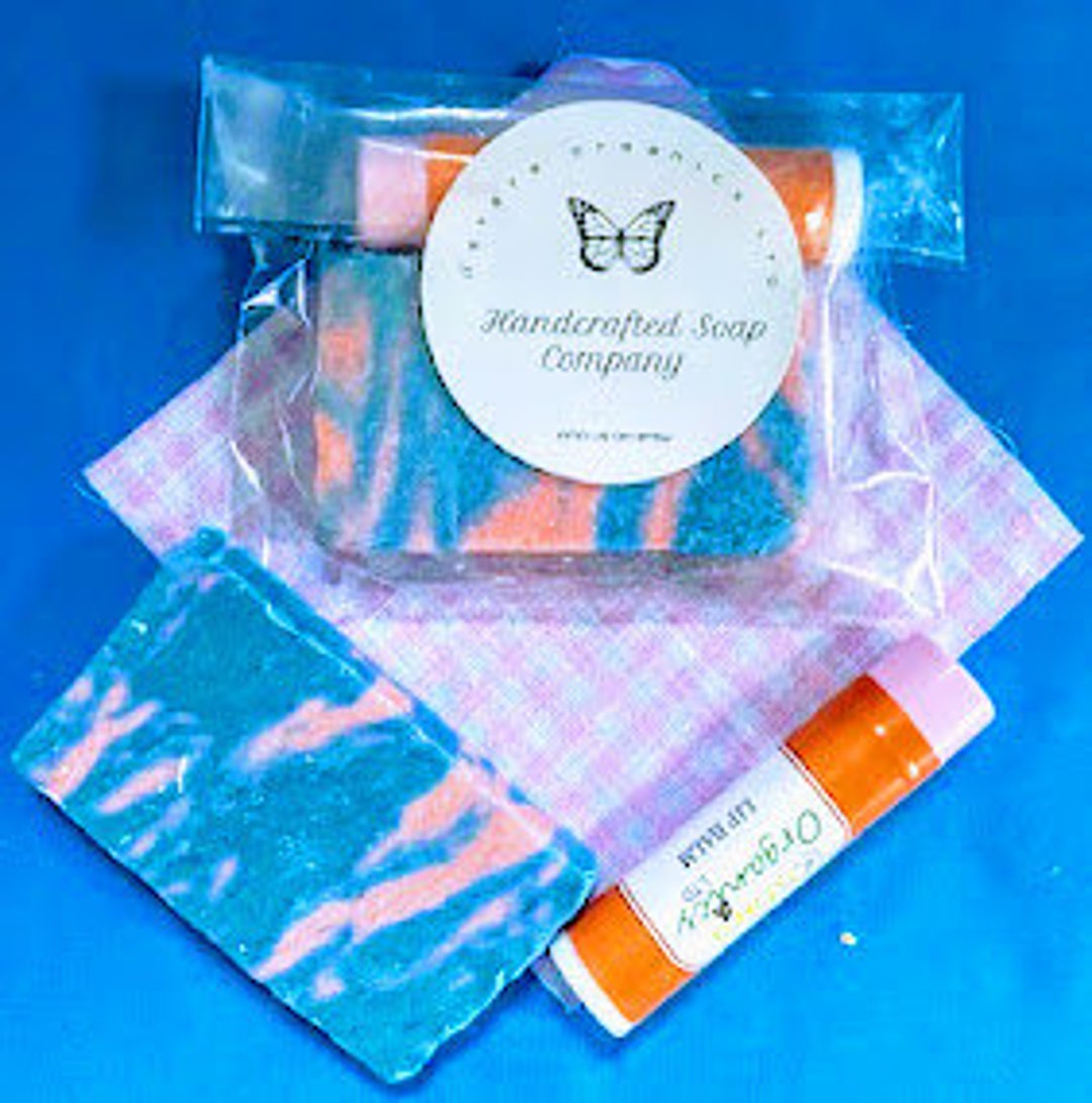 Cotton Candy Mini Spa Gift Set: Mini Soap With Lip Balm-great for Small ...