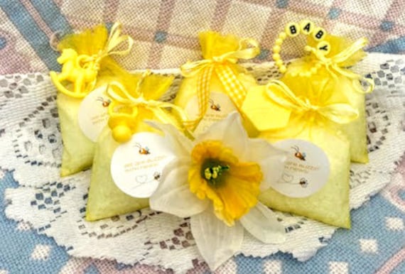 20 Yellow Baby Shower Favors Yellow Baby Shower Favor Mini - Etsy