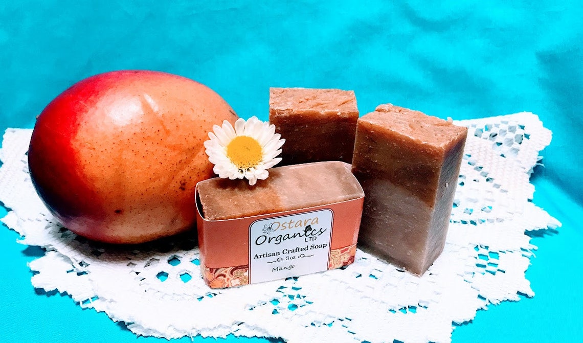 Mango Soap Mango Soap Bar Mango Hand Soap Organic Soap All | Etsy