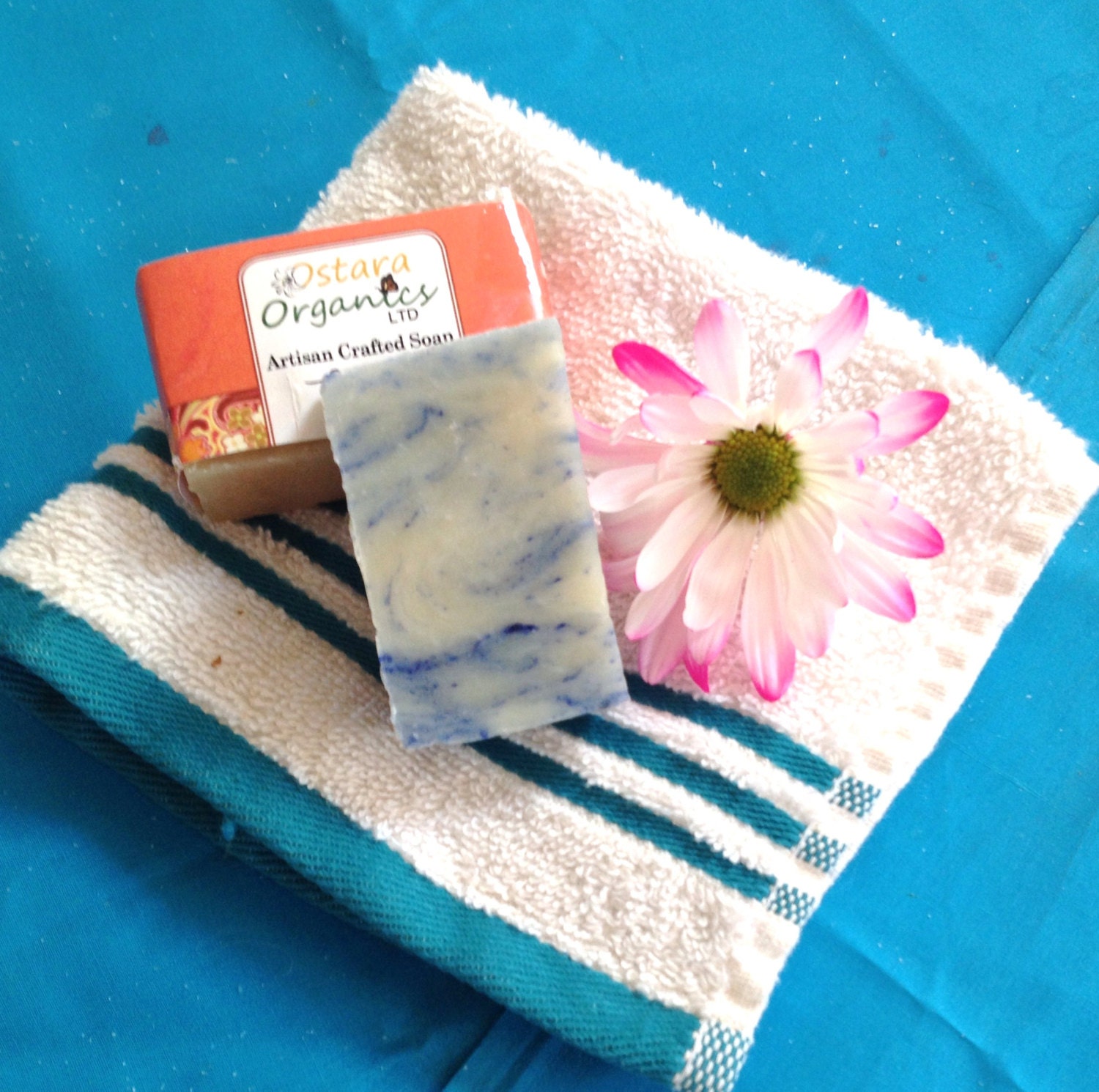 Clean Cotton Soap, Clean Cotton, Blue Swirl Soap, Artisan Soap, Vegan ...