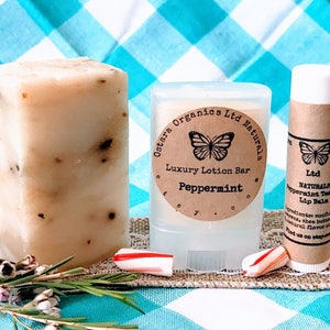 Peppermint Gift Set, Tea Tree Gift Set, Spa Gift Set, Spa Gift, Organic ...