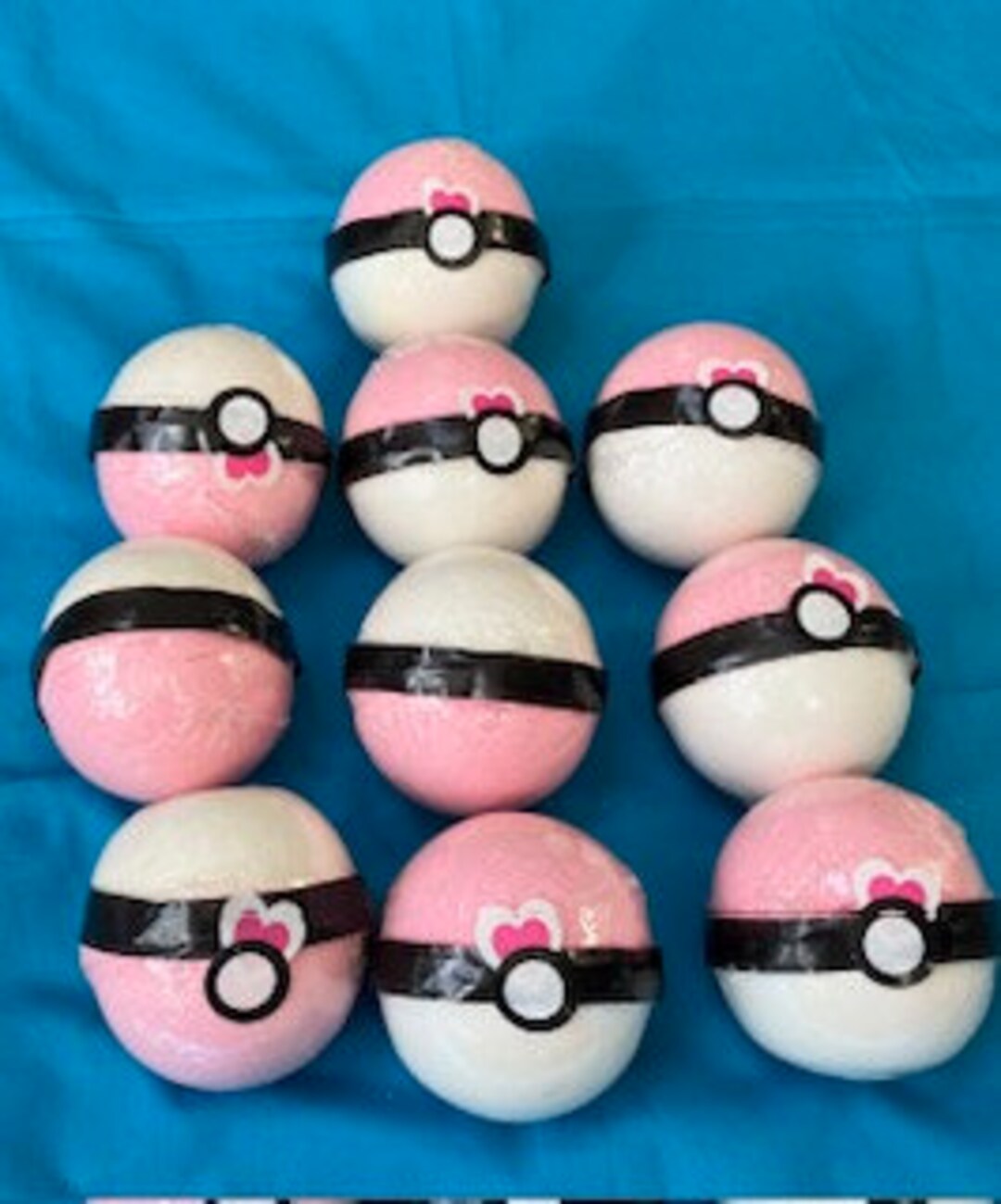 BULK 10 Pink Pokemon HIDDEN TOY Bath Bombs, Bulk Bath Bombs, Pokemon Bath Bombs, Clearance Bath ...