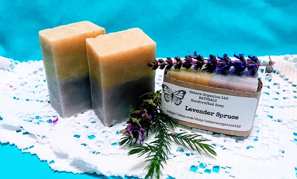 Lavender Spruce Spa Set Lavender Spruce Lavender Spa Gift - Etsy