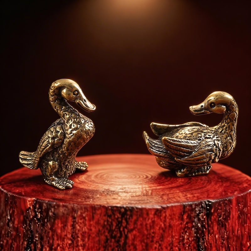 Duck Figurines Brass - Etsy