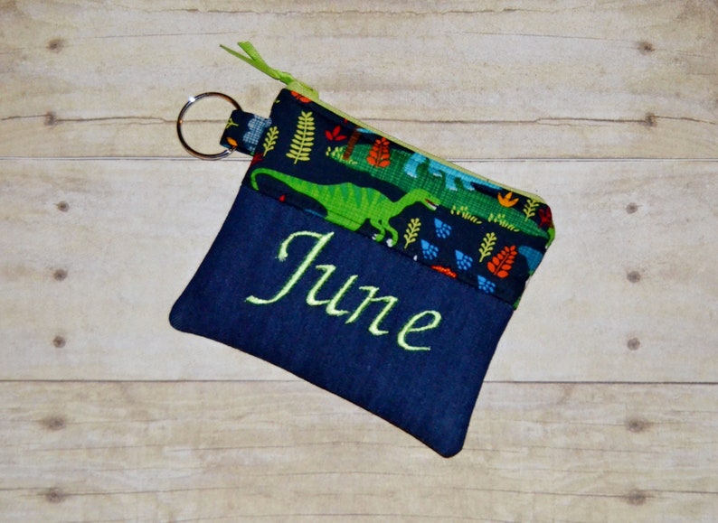 Personalized Denim Zipper Pouch Pouch With Name Kids Gift - Etsy