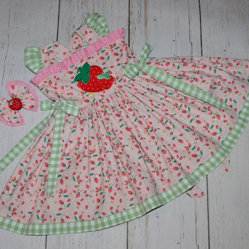 Strawberry Dress - Etsy