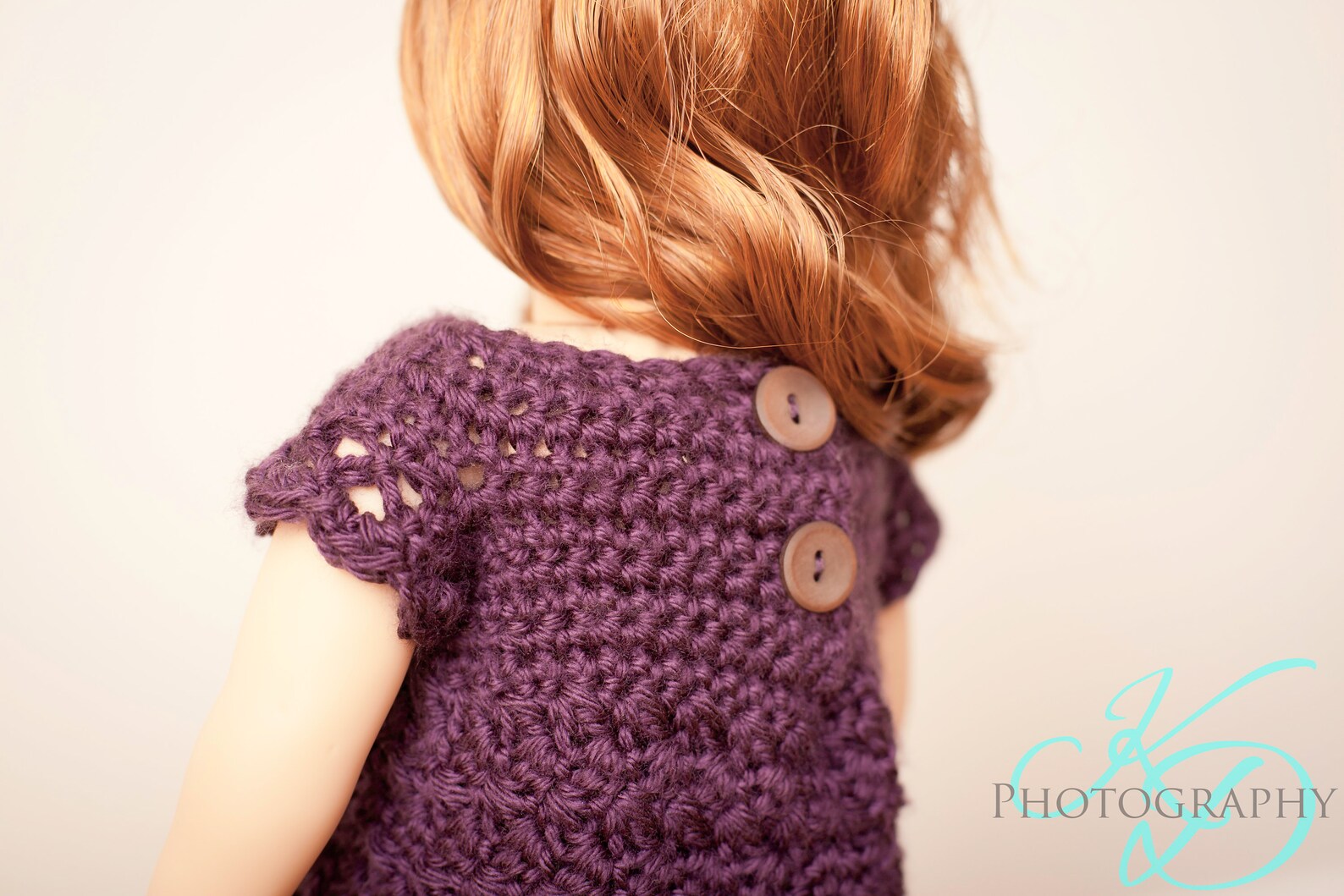 The Aspen Dress Crochet Pattern- Sized for 18" Dolls Like the American ...