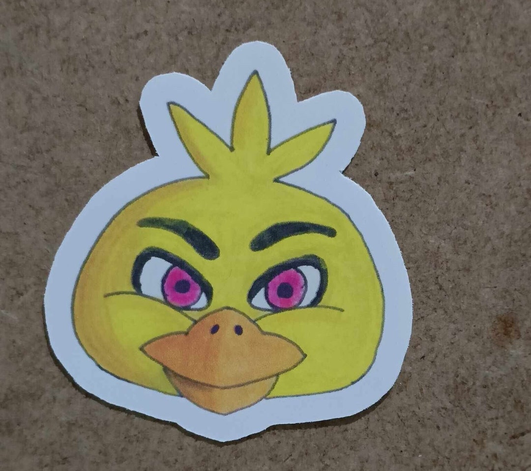 Five Nights at Freddys Inspired Chica Sticker - Etsy