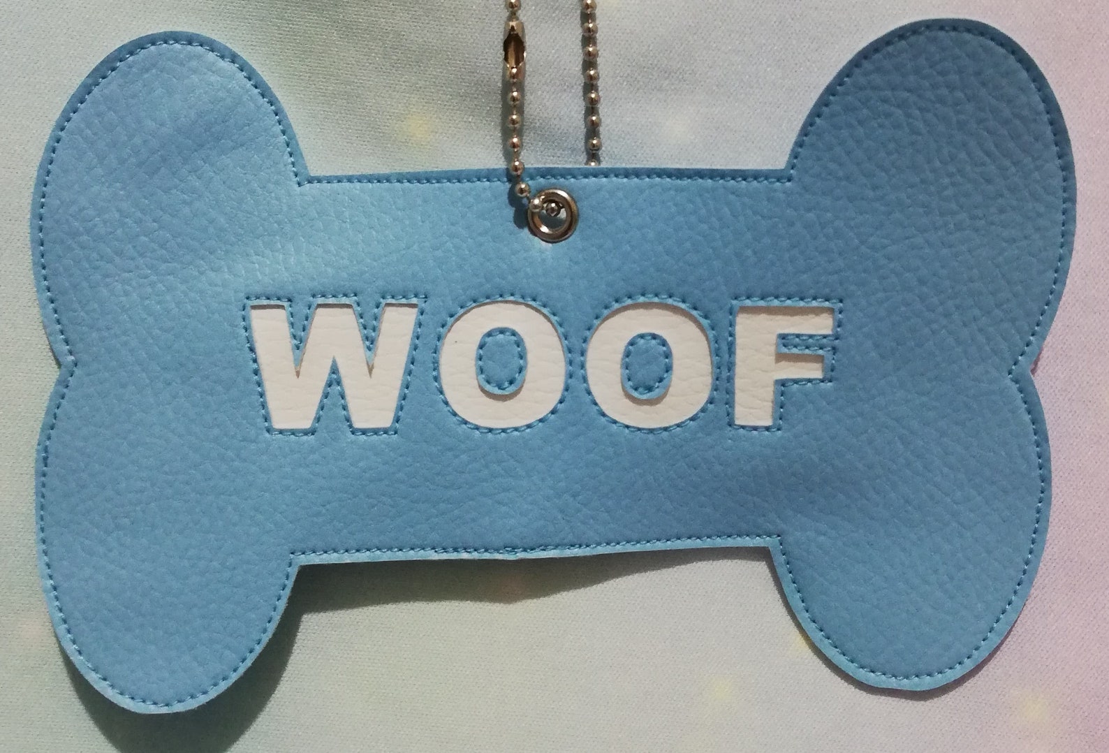 Vegan Leather Fursuit Collar Name Tag Furry Name Tag Con | Etsy