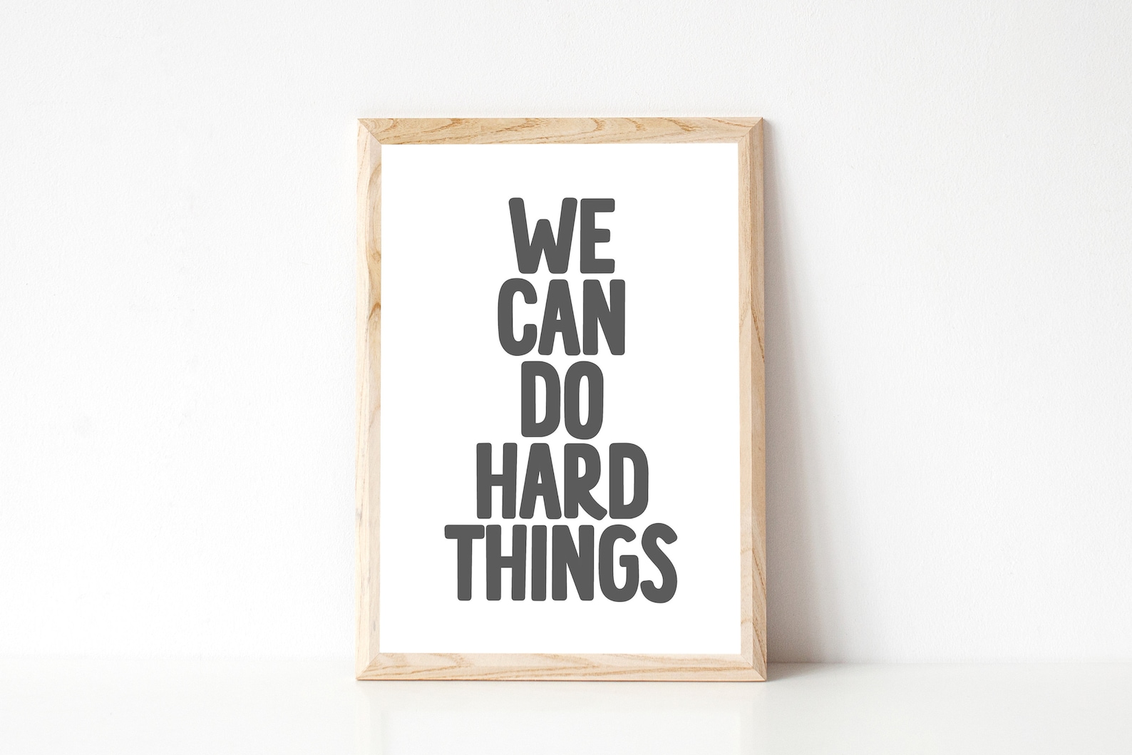 We Can Do Hard Things Print Distance Learning Homeschool - Etsy