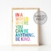 We Can Do Hard Things Rainbow Poster Print, Rainbow Print, Physical ...