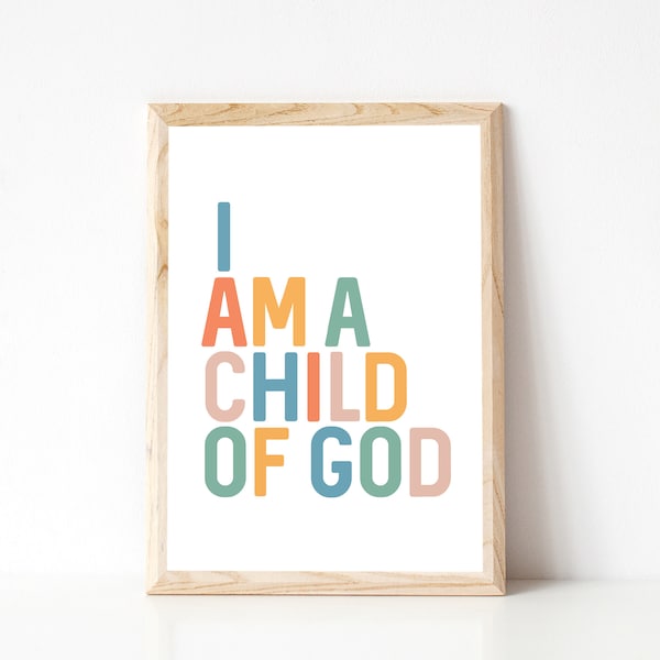 I Am a Child of God - Etsy