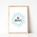 Be Brave Print, Nursery Print, Playroom Decor, Inspirational Print ...