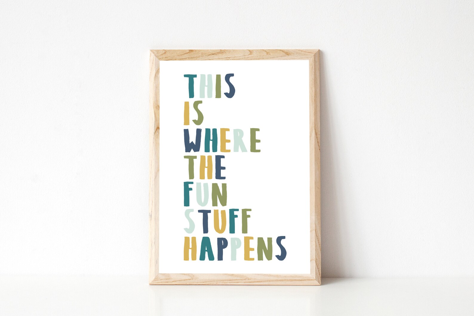 Playroom Print This is Where the Fun Stuff Happens Poster - Etsy