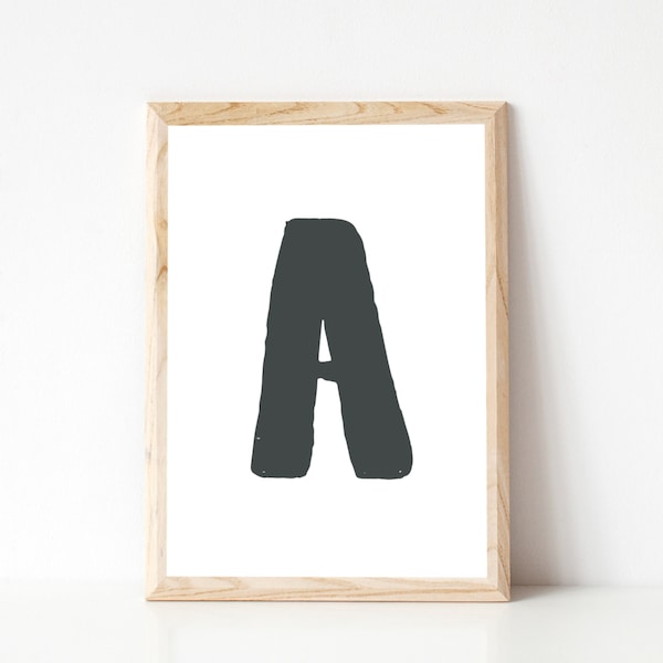Initial Printable - Etsy
