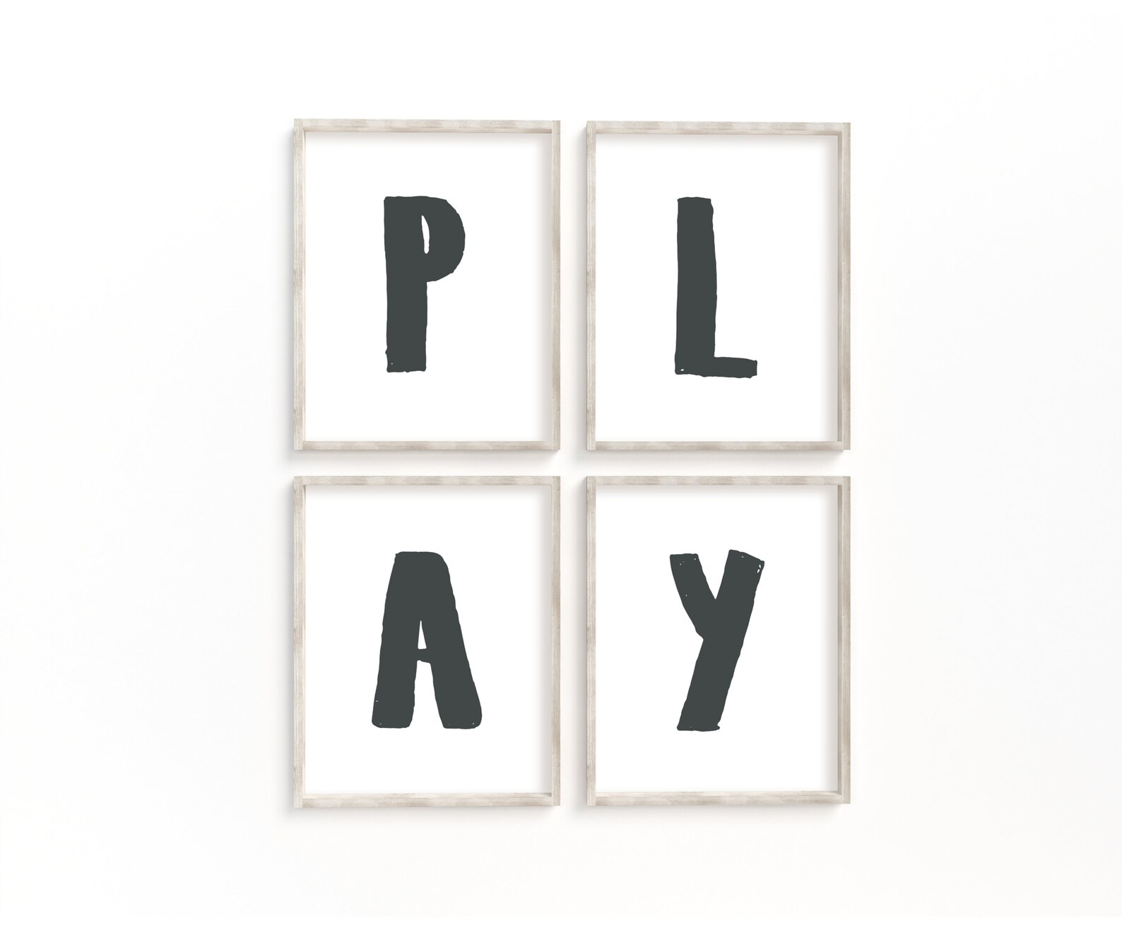 PLAY Poster Pack, PLAY Print, Playroom Prints, Toy Room Prints, Kids ...