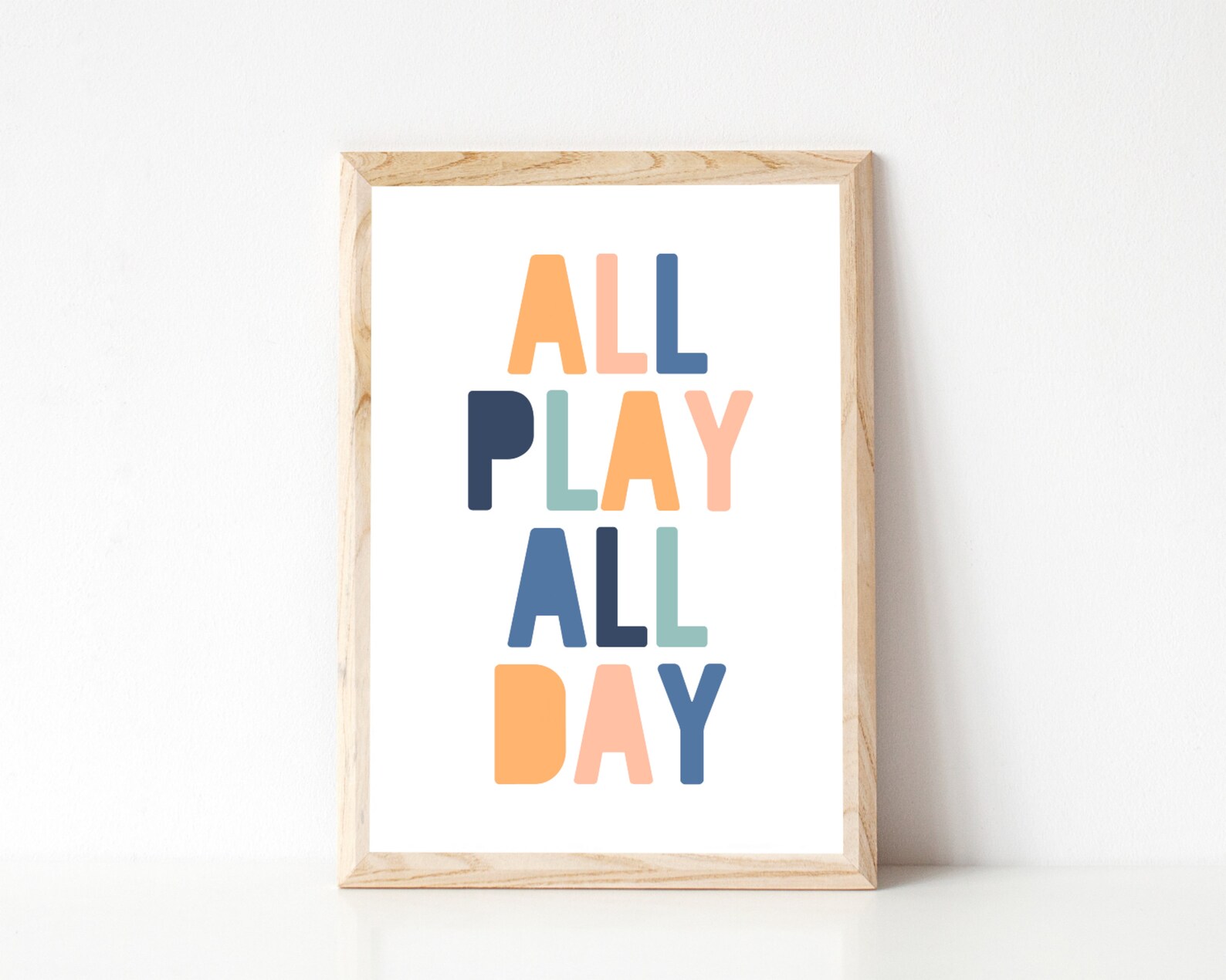 Playroom Poster Print Pack Printable Wall Art Poster Print - Etsy