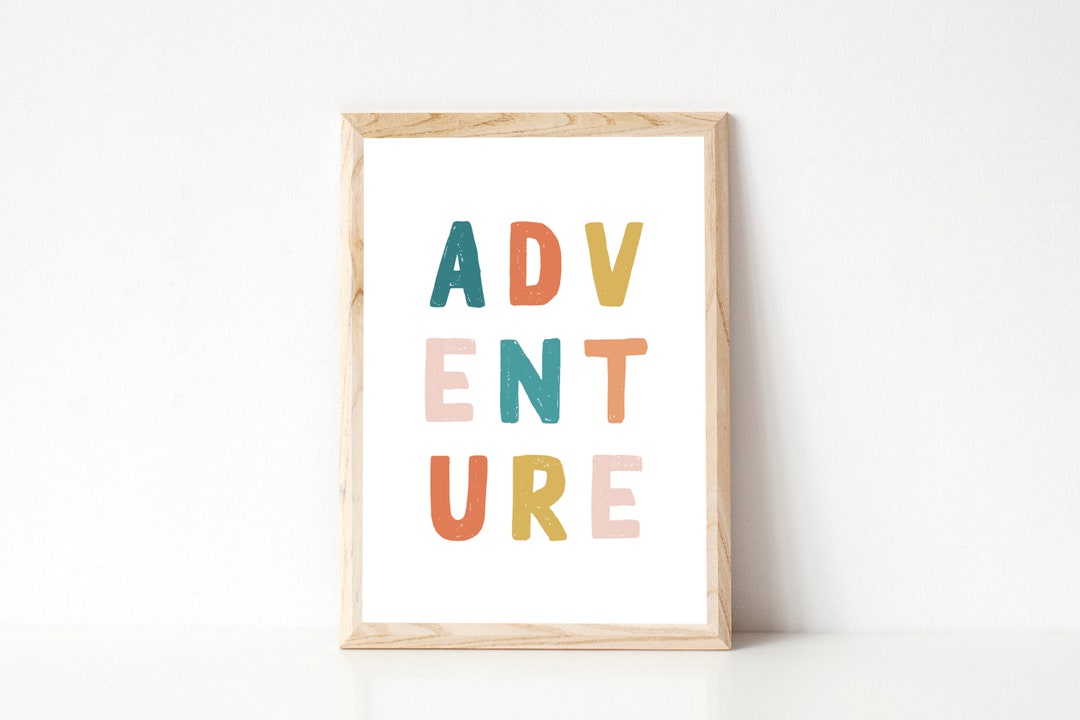 Adventure Print, Playroom Print, Adventure Poster, Kids Room Print ...