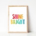 Shine Bright, Shine Bright Print, Shine Bright Like A Diamond Print ...