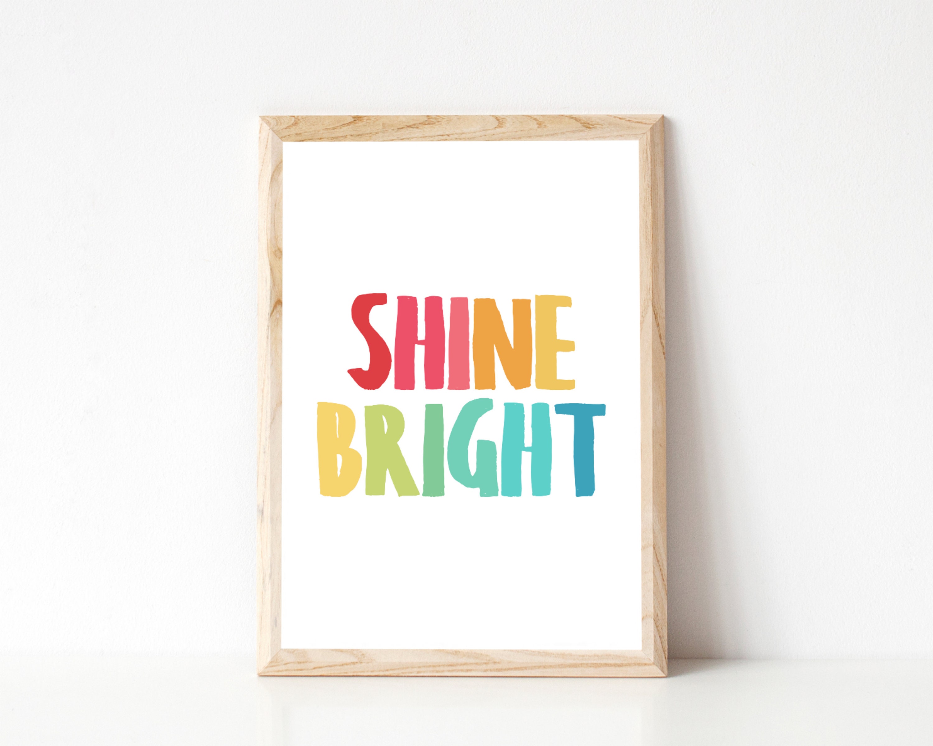 Shine Bright, Shine Bright Print, Shine Bright Like A Diamond Print ...