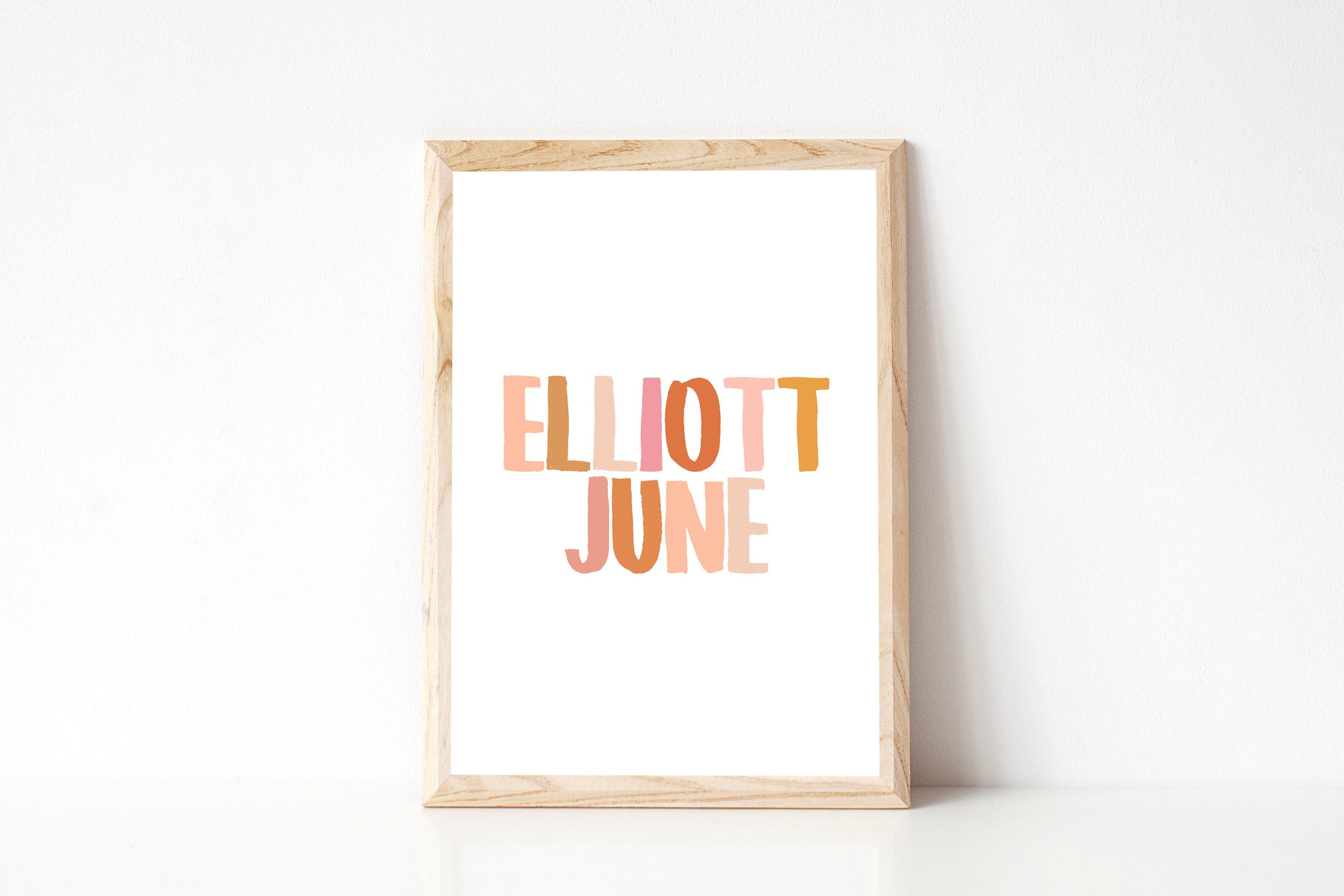 Custom Name Print Kids Name Print Custom Size Name Print - Etsy UK