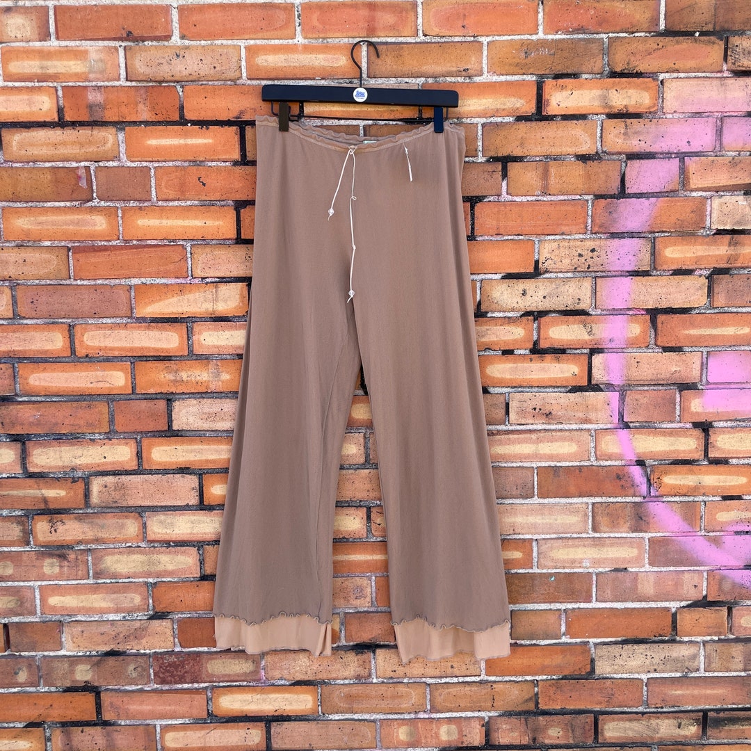 Vintage Style Petit Pois Beige Mesh Pants / L Large - Etsy