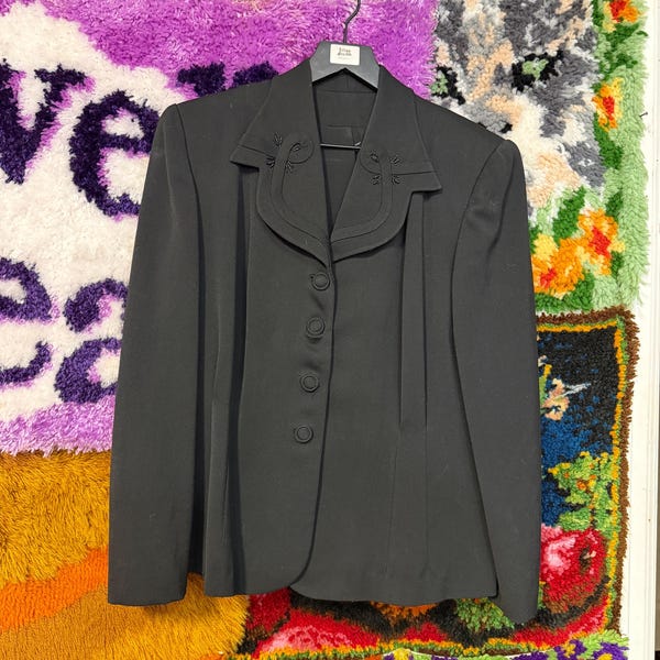 Large Beaded Blazer Women - Etsy