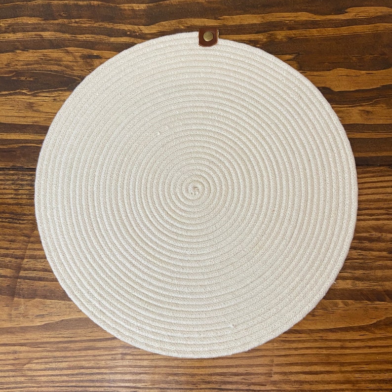Cotton Rope Table Mats / Placemats / Mug Rugs With DARK ESPRESSO ...