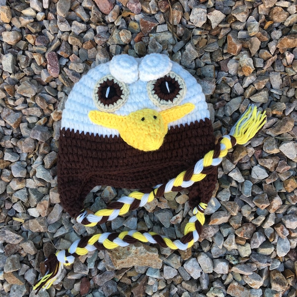 Crochet Eagle Hat - Etsy