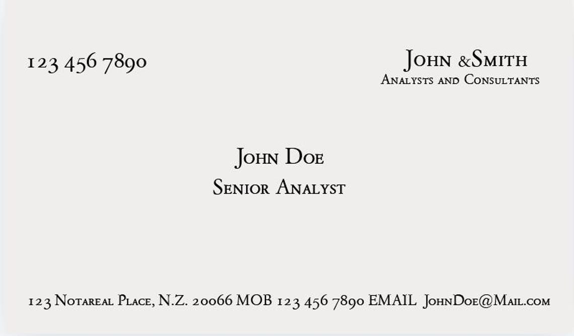 American Psycho Custom Business Card | 1:1 Replica (editable, Digital ...