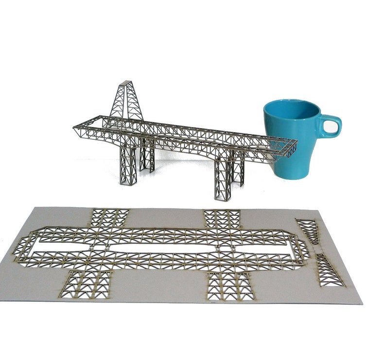 Hunters Point Crane Folding Model - Etsy