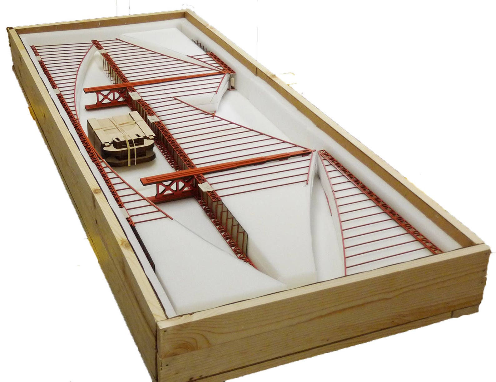Golden Gate Bridge Fullspan Wood Model - Etsy