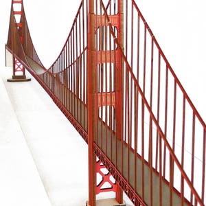 Golden Gate Bridge Fullspan Wood Model - Etsy