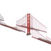 Golden Gate Bridge Fullspan Wood Model - Etsy