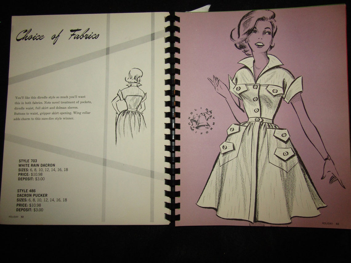 1962-1963 Mail Order UNIFORMS CATALOG Fall-winter by Holiday Uniforms ...