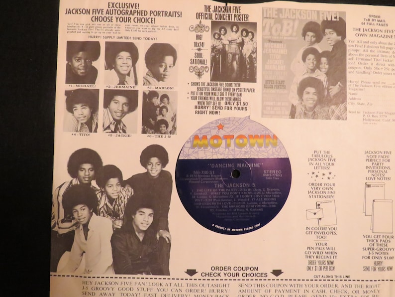 1974 Vinyl LP JACKSON 5ivedancing Machine - Etsy