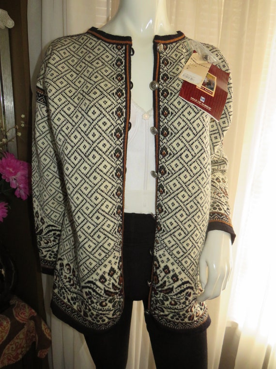 1980s'/90s' WOOL EARTHY Colored Casual SWEATER By Dal… - Gem