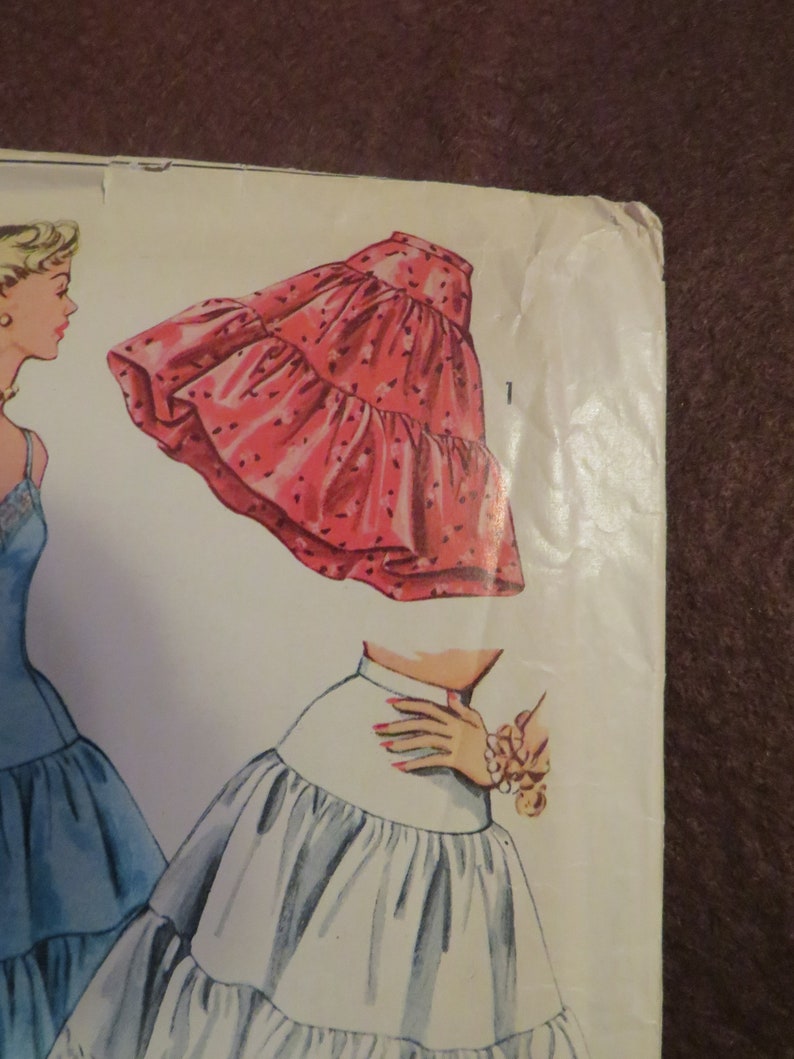 1952 SIMPLICITY SLIP and PETTICOAT Pattern----size 14. - Etsy