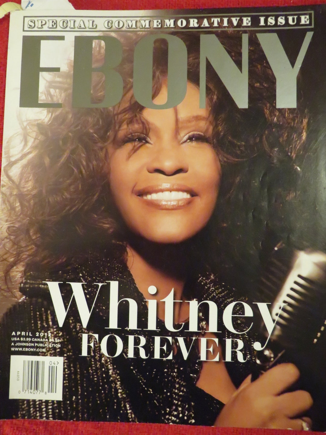 April 2012 Ebony Magazine and WHITNEY HOUSTON T-SHIRT - Etsy