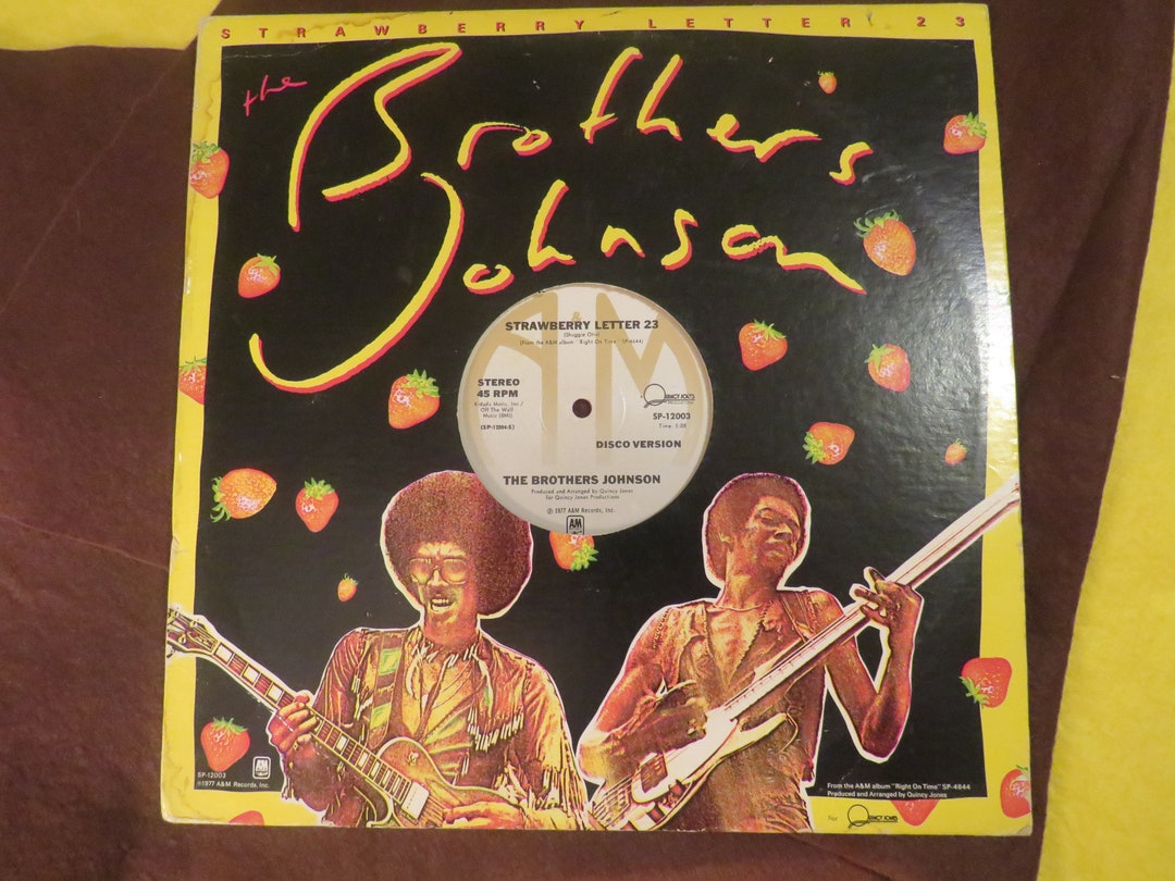 1976 Funky Disco Two Song Vinyl Album by THE BROTHERS' JOHNSON - Etsy