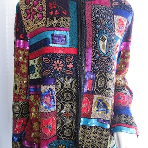 Multi Colored Sequin Jacket - Etsy