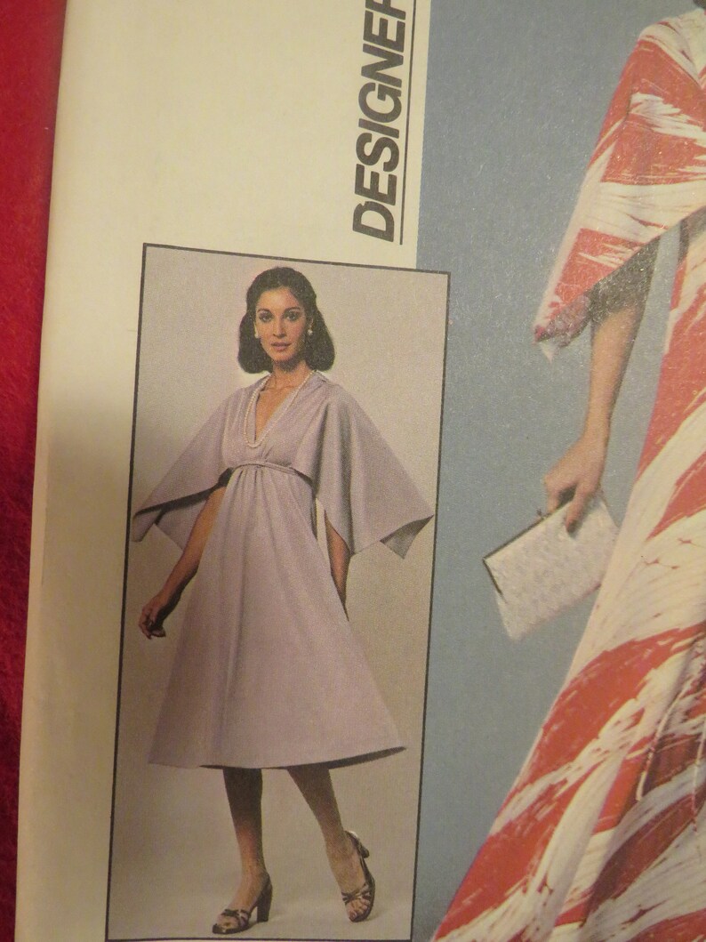 1977 Simplicity Designer Fashion DRESS PATTERN #7969----size 6 - Etsy