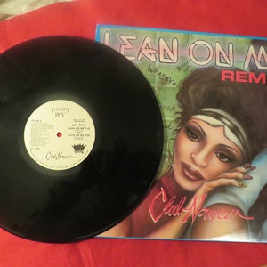 1987 Vinyl Record "lean ON Me" Remix by Club Nouveau - Etsy