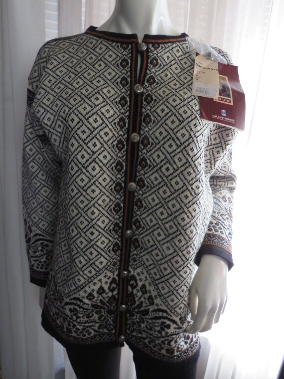 1980s'/90s' WOOL EARTHY Colored Casual SWEATER By Dal… - Gem