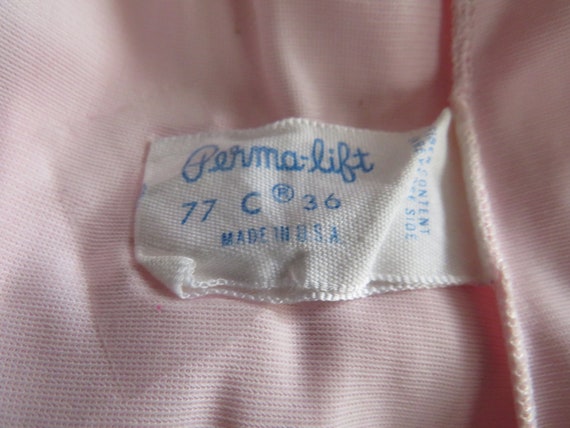 1950s' PINK Lace Bullet BRA/Top SLIP By Perma-lift---… - Gem