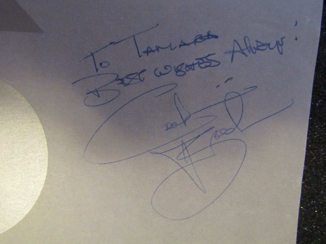 1990 Autographed JANET JACKSON Rhythm Nation World | Etsy